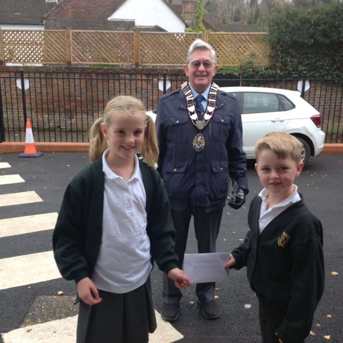 Shottermill Junior School - Mayor of Haslemere visit